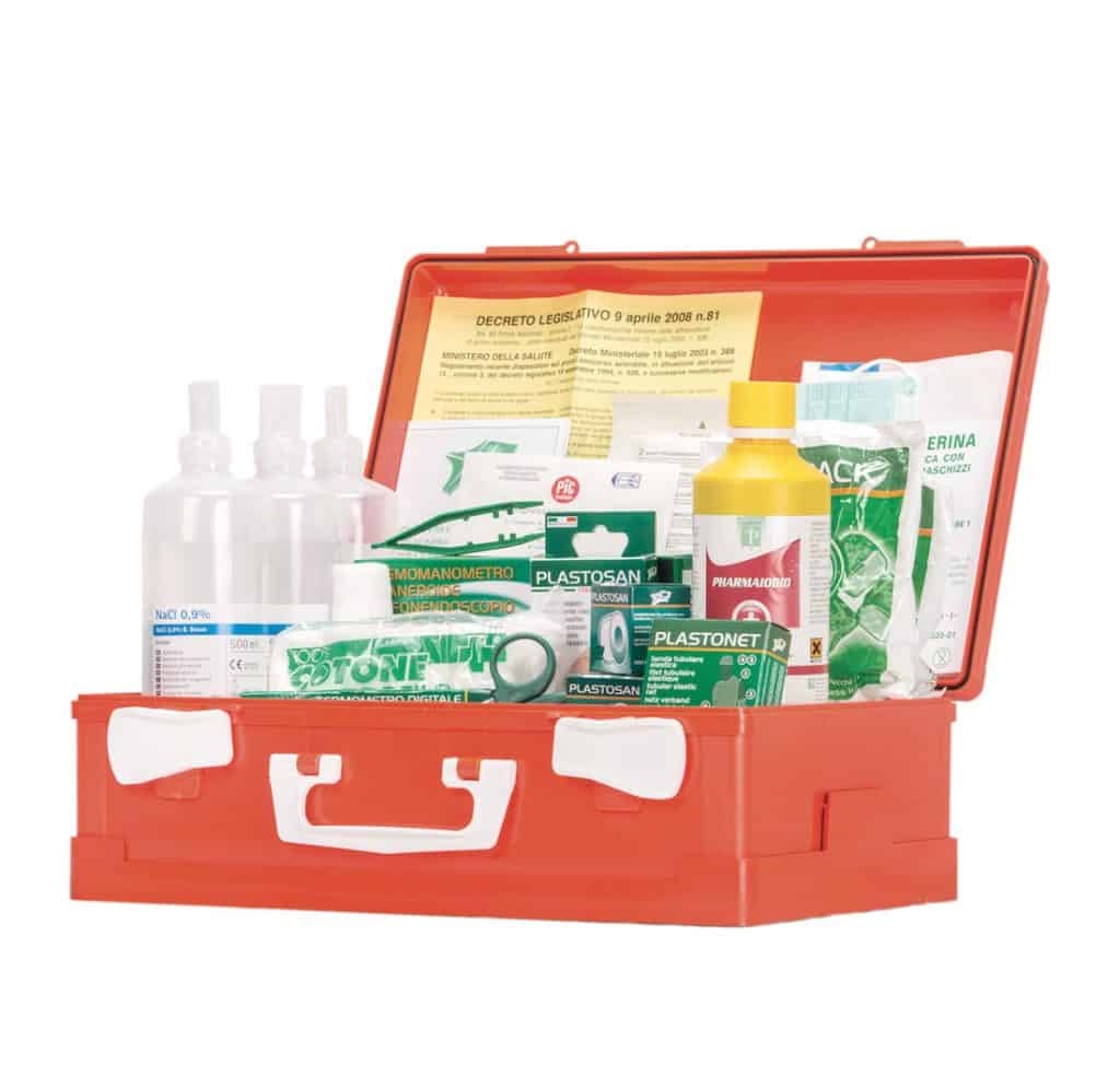 Valigetta Pronto Soccorso Allegato 1 AB +3 dipendenti - PINKLAB